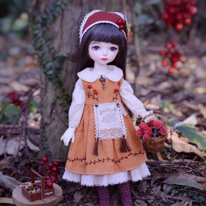 Forest Girl Vintage Doll Clothes, Complete Sewing Kit Pattern, Handmade ...
