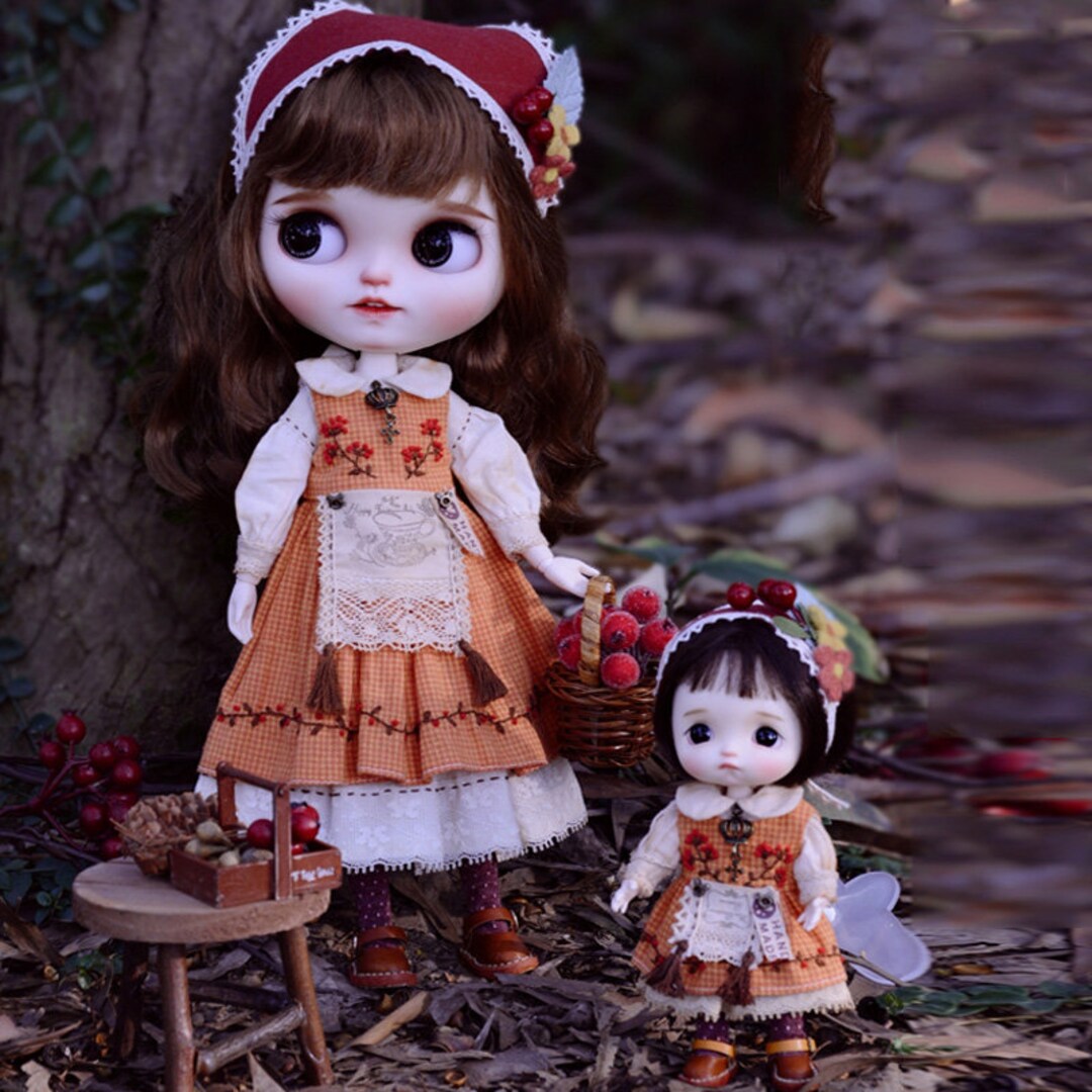 Forest Girl Vintage Doll Clothes, Complete Sewing Kit Pattern, Handmade ...