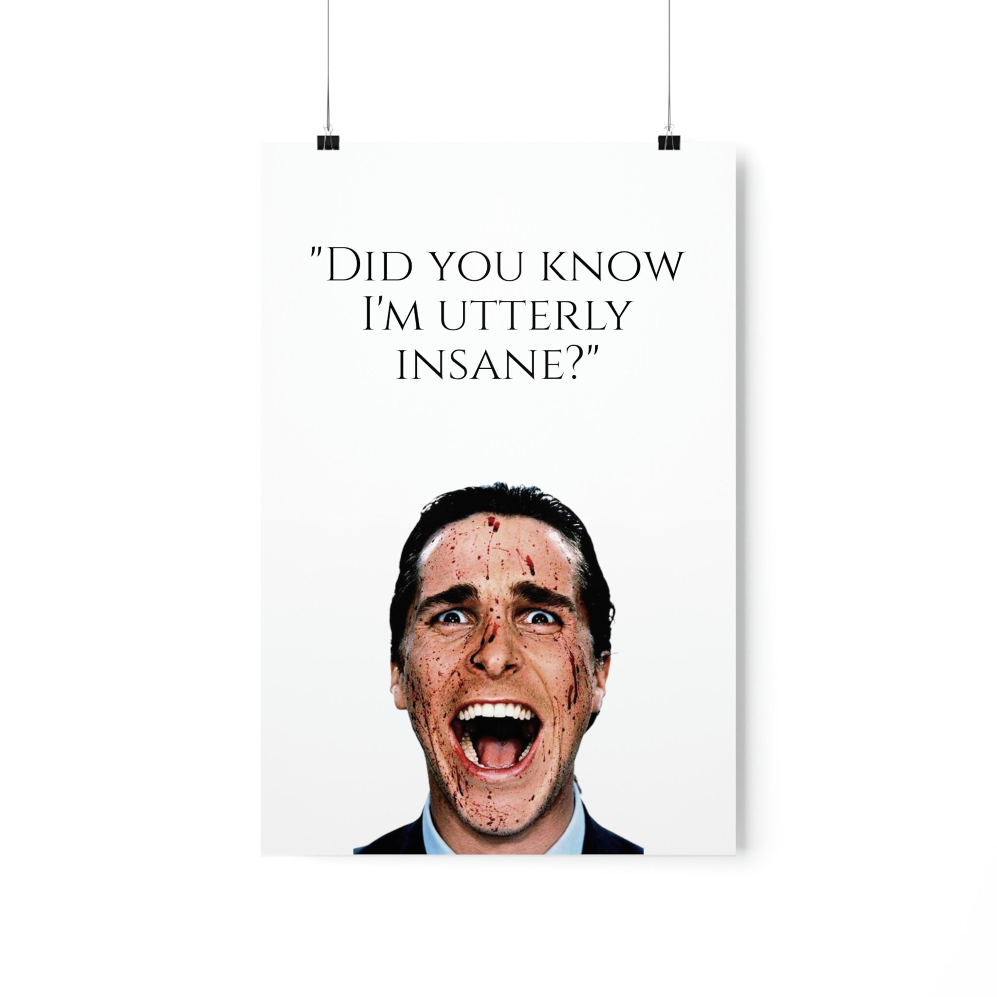 Did You Know Im Utterly Insane