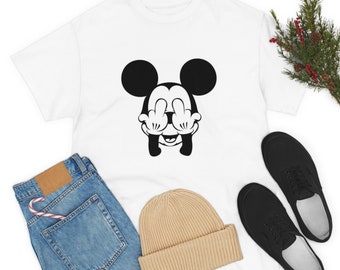 Mickey Mouse Middle Finger Shirt - Etsy UK