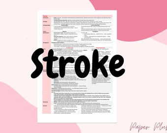 Stroke Study - Etsy