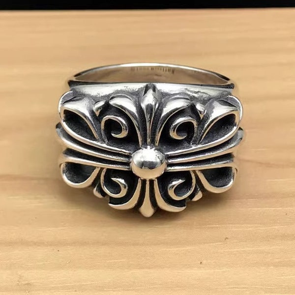 Mens Chrome Hearts Ring - Etsy