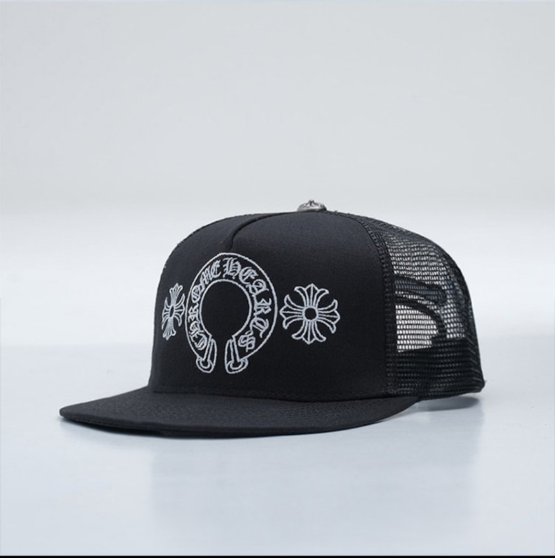 Streetwear Hat Inspired Hat Trucker Caps Chrome Hears Cap - Etsy