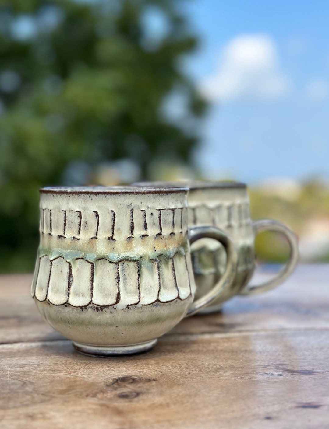 Huge Cermaic Mug for a Perfect Coffee & Tea Experience • 16 Oz / 450 Ml ...