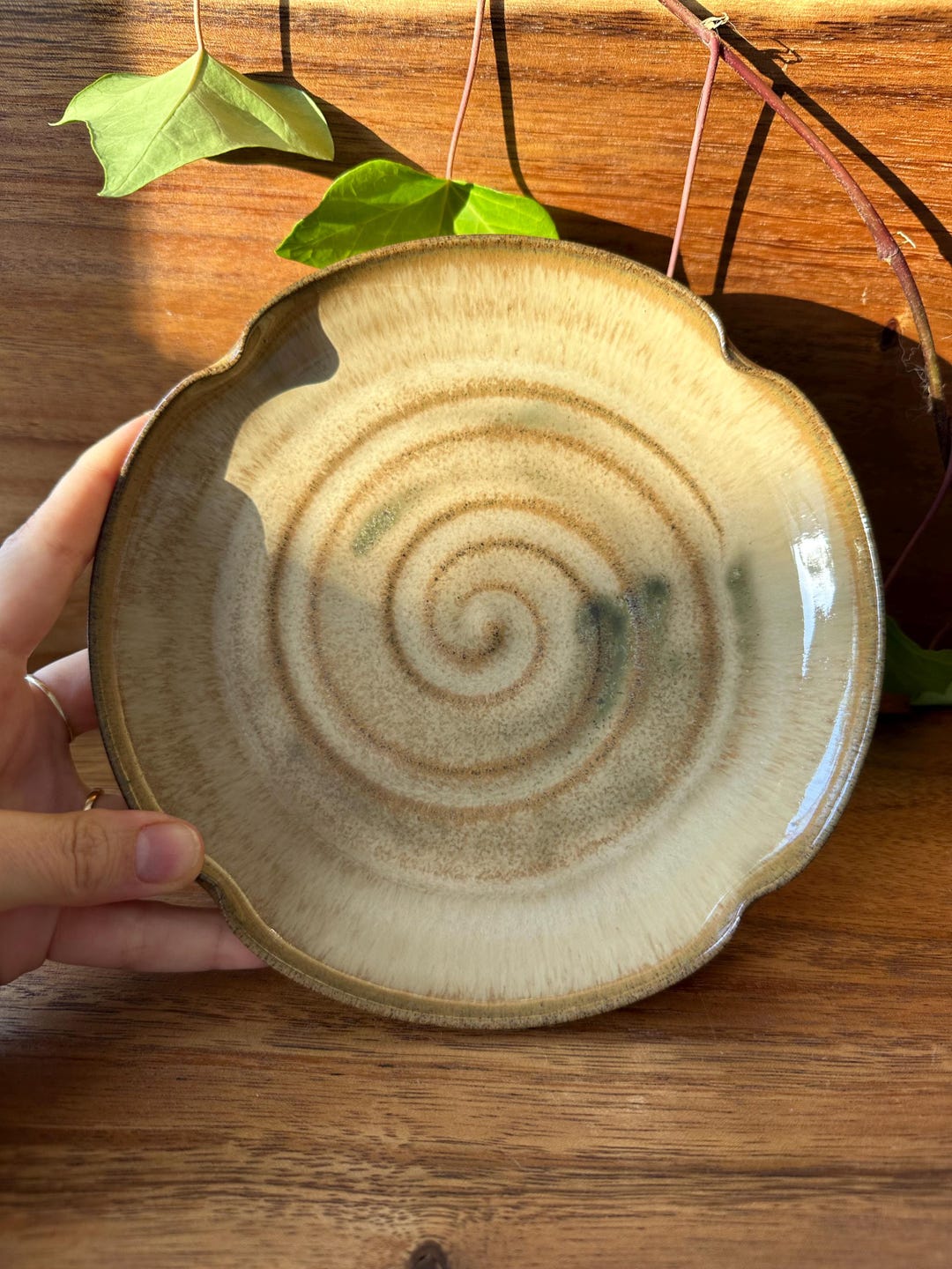 Japanese Style Cermaic Plate Handmade Pottery - Etsy