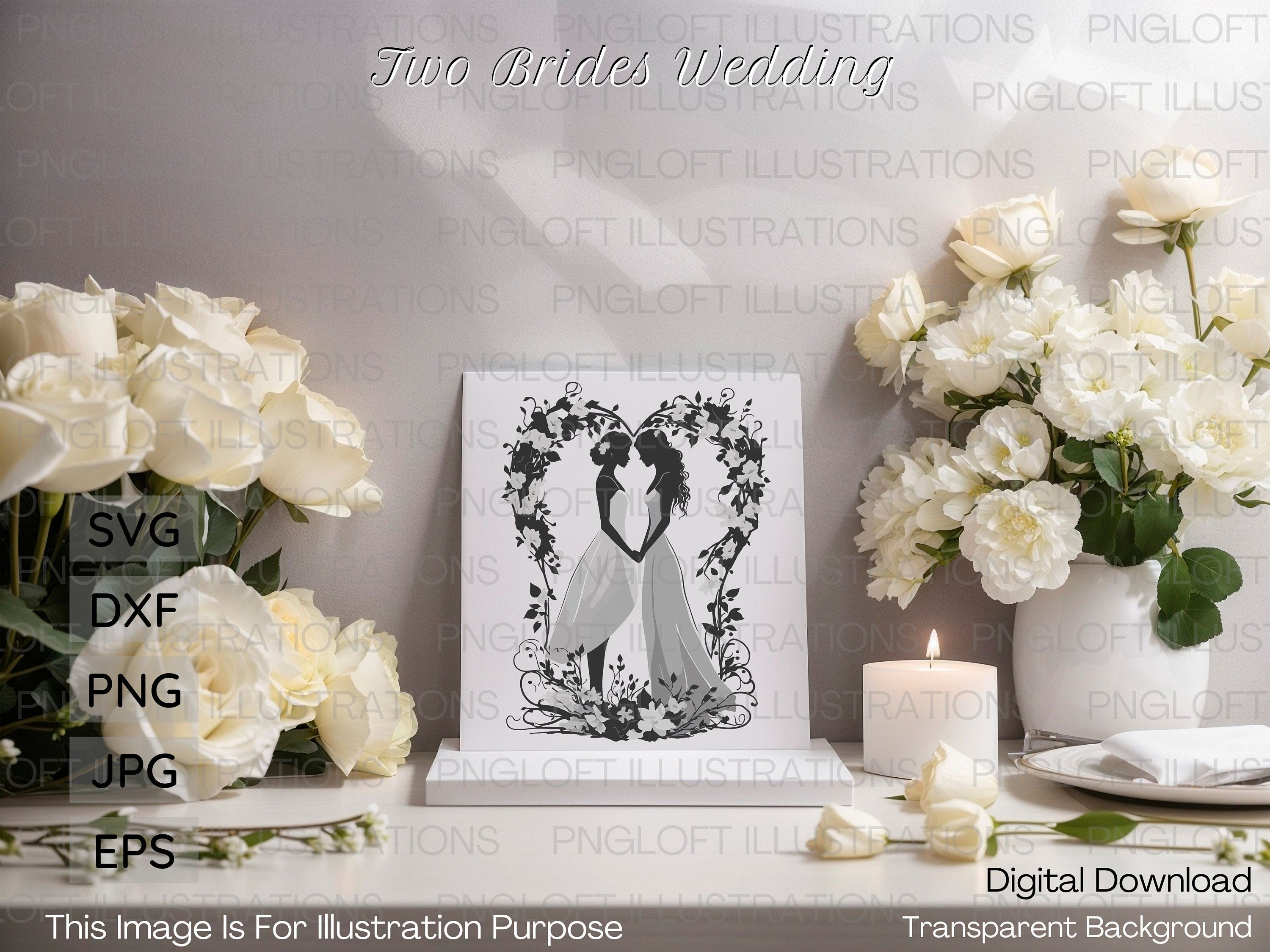 Lesbian Wedding Silhouette Svg Wedding Png Eps Jpg - Etsy Lesbian Wedding Silhouette Svg Wedding Png Eps Jpg - Etsy