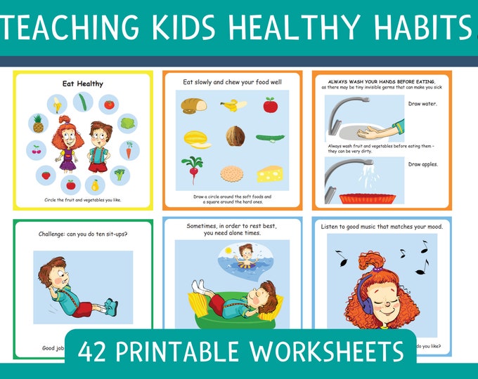 Healthy & Unhealthy Foods Sorting Activity for Preschool Kindergarten ...