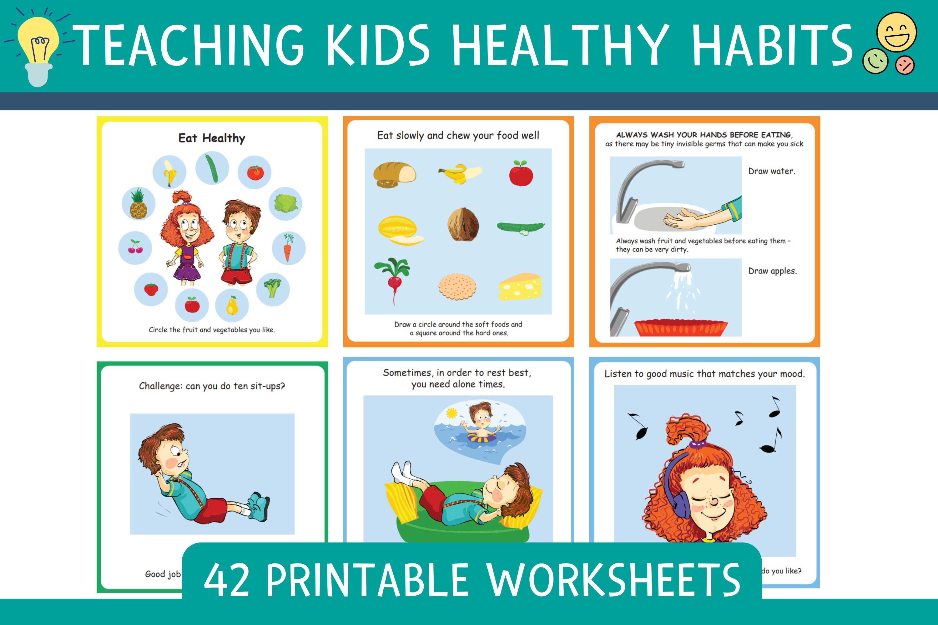 Healthy And Unhealthy Habits Worksheet