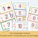 Flash Cards With Numbers, Educational Flash Cards for Children, Digital ...