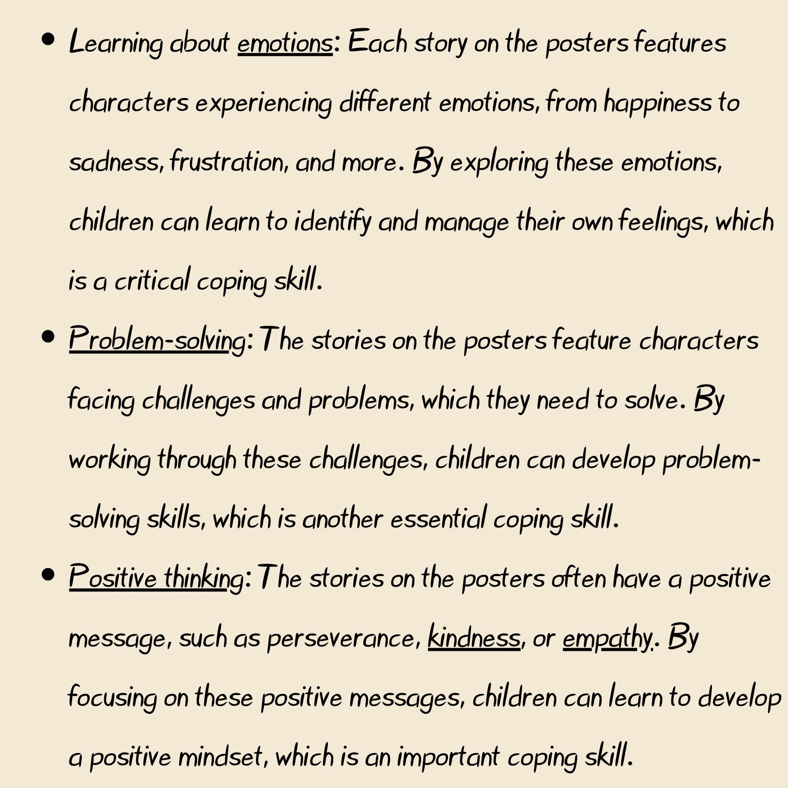 Coping Skills Educational Posters, Montessori Classroom Décor, Home ...