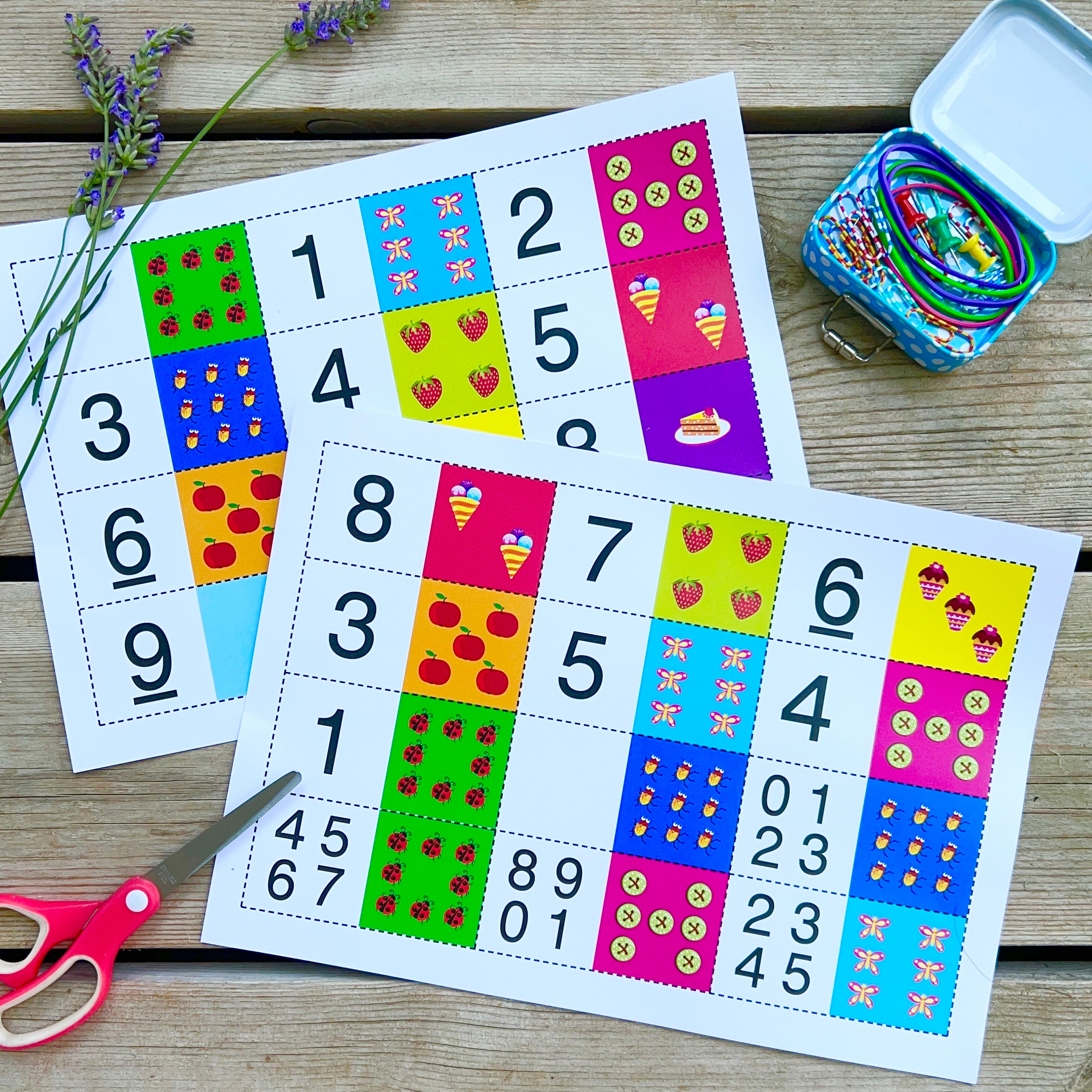 Preschool Curriculum Printable, Learn the Numbers, Educational and Fun ...