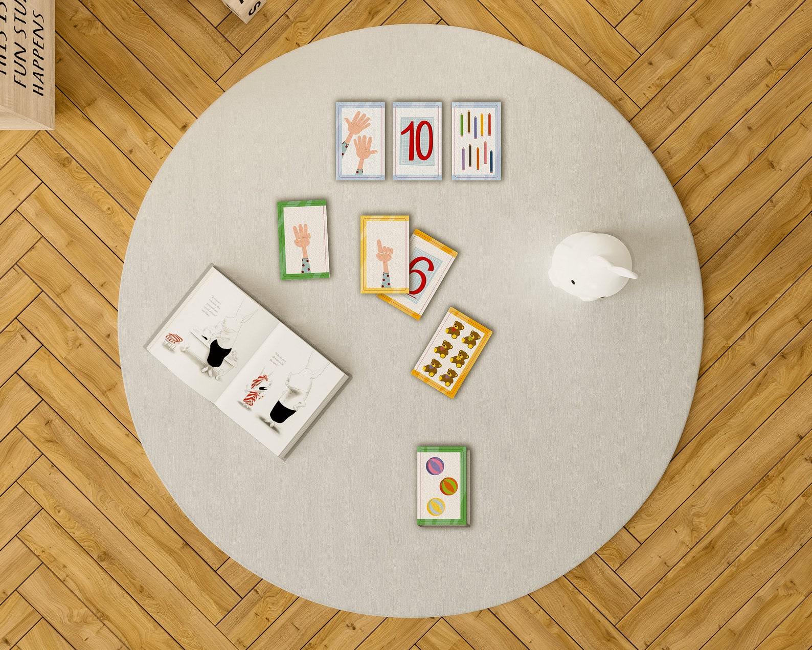 Flash Cards With Numbers, Educational Flash Cards for Children, Digital ...