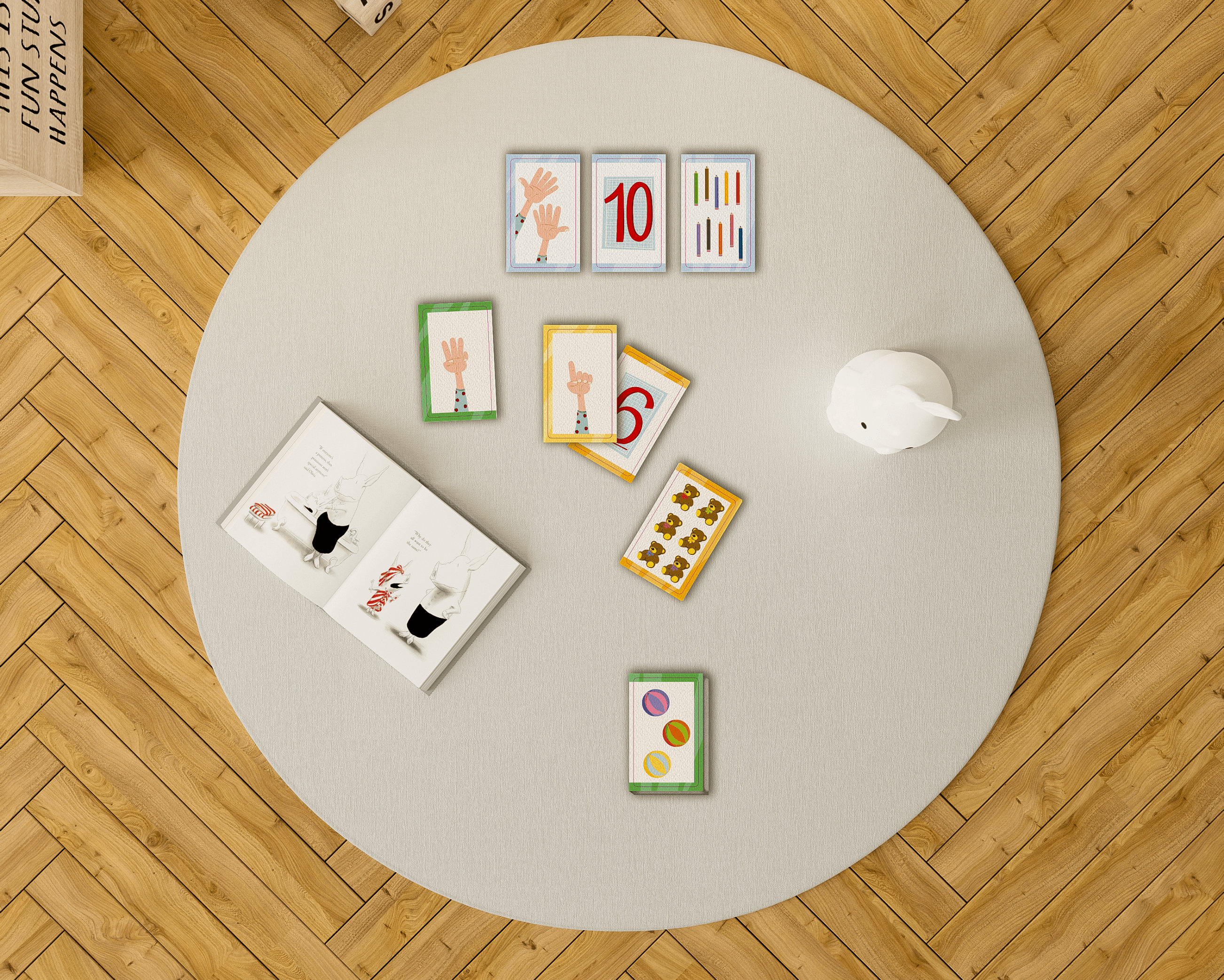Flash Cards With Numbers, Educational Flash Cards for Children, Digital ...