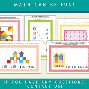 Numbers Preschool Worksheets, Numbers 1-10 Worksheets, Kids Learning ...