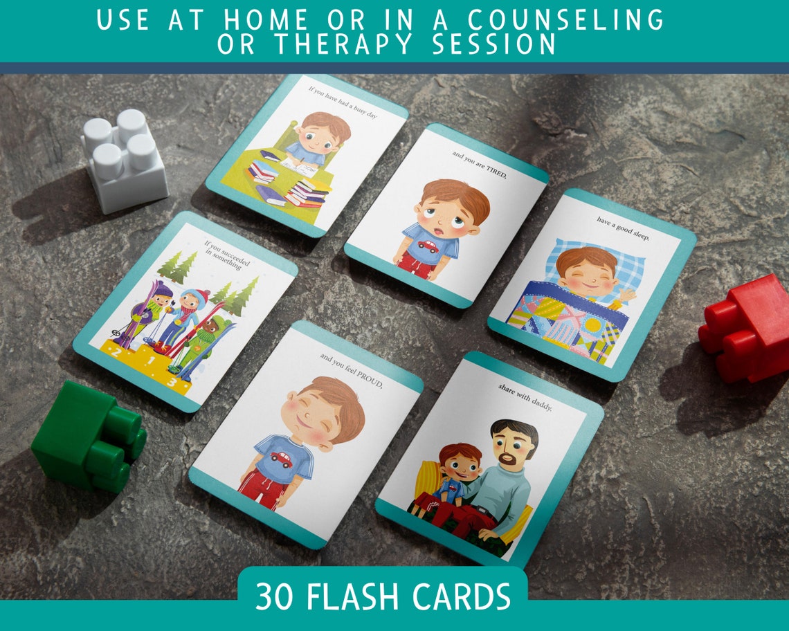Flash Cards With Coping Skills Emotional Intelligence Mental Health ...