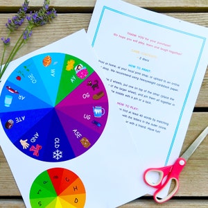 Alphabet Wheel, Printable Worksheet, Preschool Curriculum, Toddler ...
