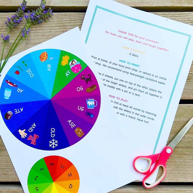 Alphabet Wheel Printable Worksheet Preschool Curriculum - Etsy