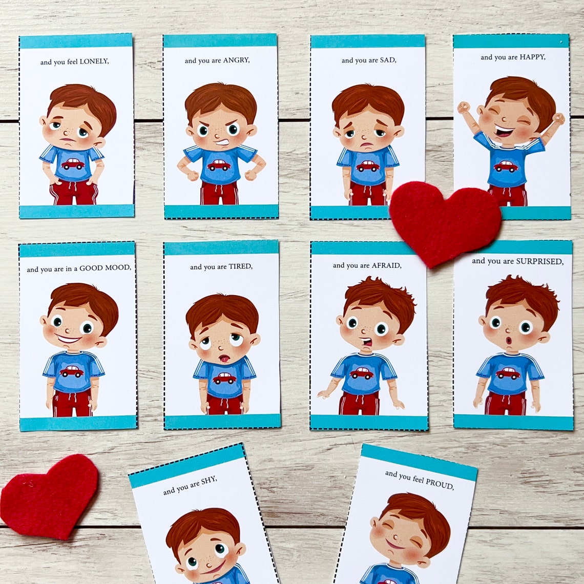 Flash Cards With Coping Skills Emotional Intelligence Mental Health ...