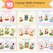 Coping Skills Educational Posters, Montessori Classroom Décor, Home ...