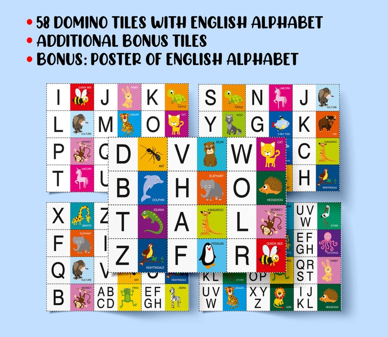 Learn the Letters, Domino, Preschool Curriculum, Toddler Activities ...