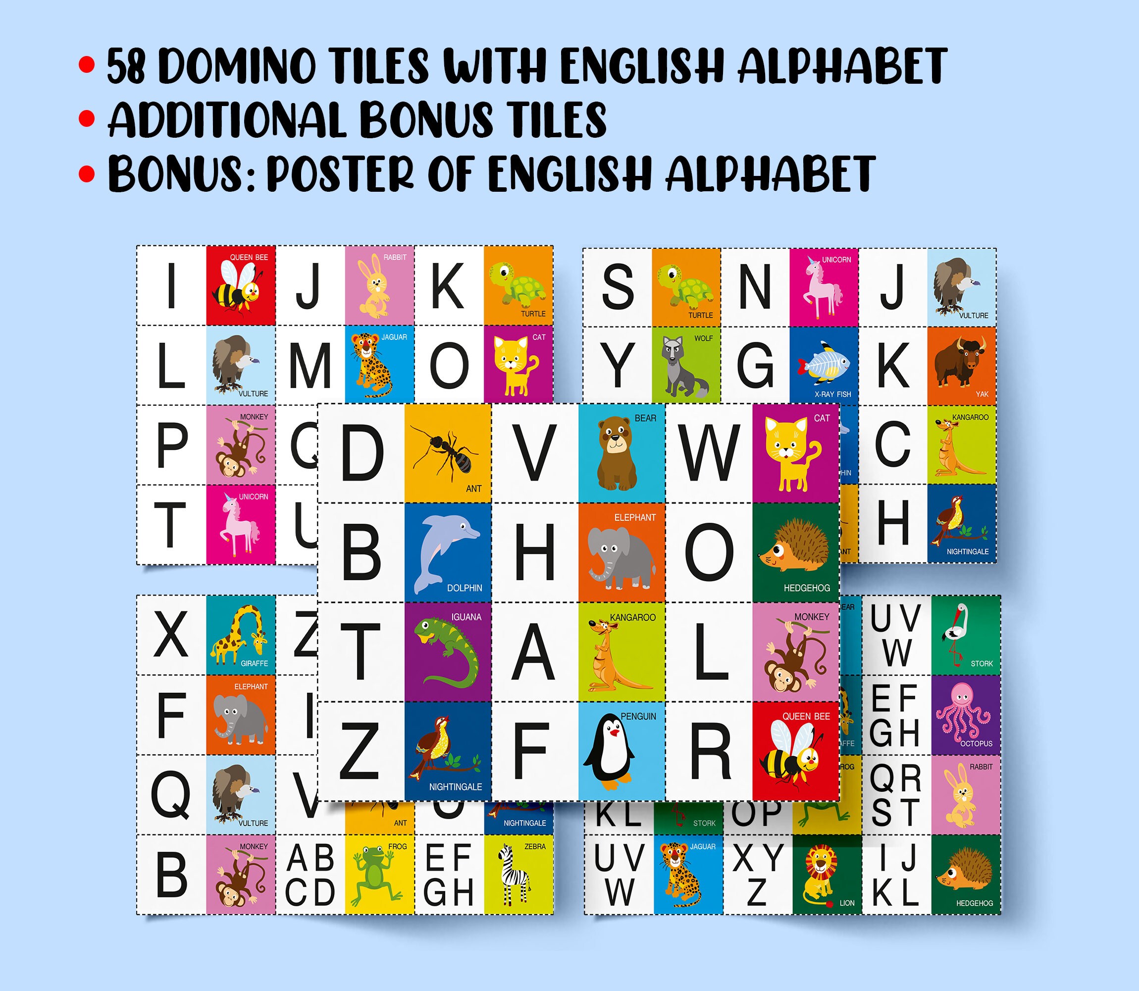 Learn the Letters, Domino, Preschool Curriculum, Toddler Activities ...