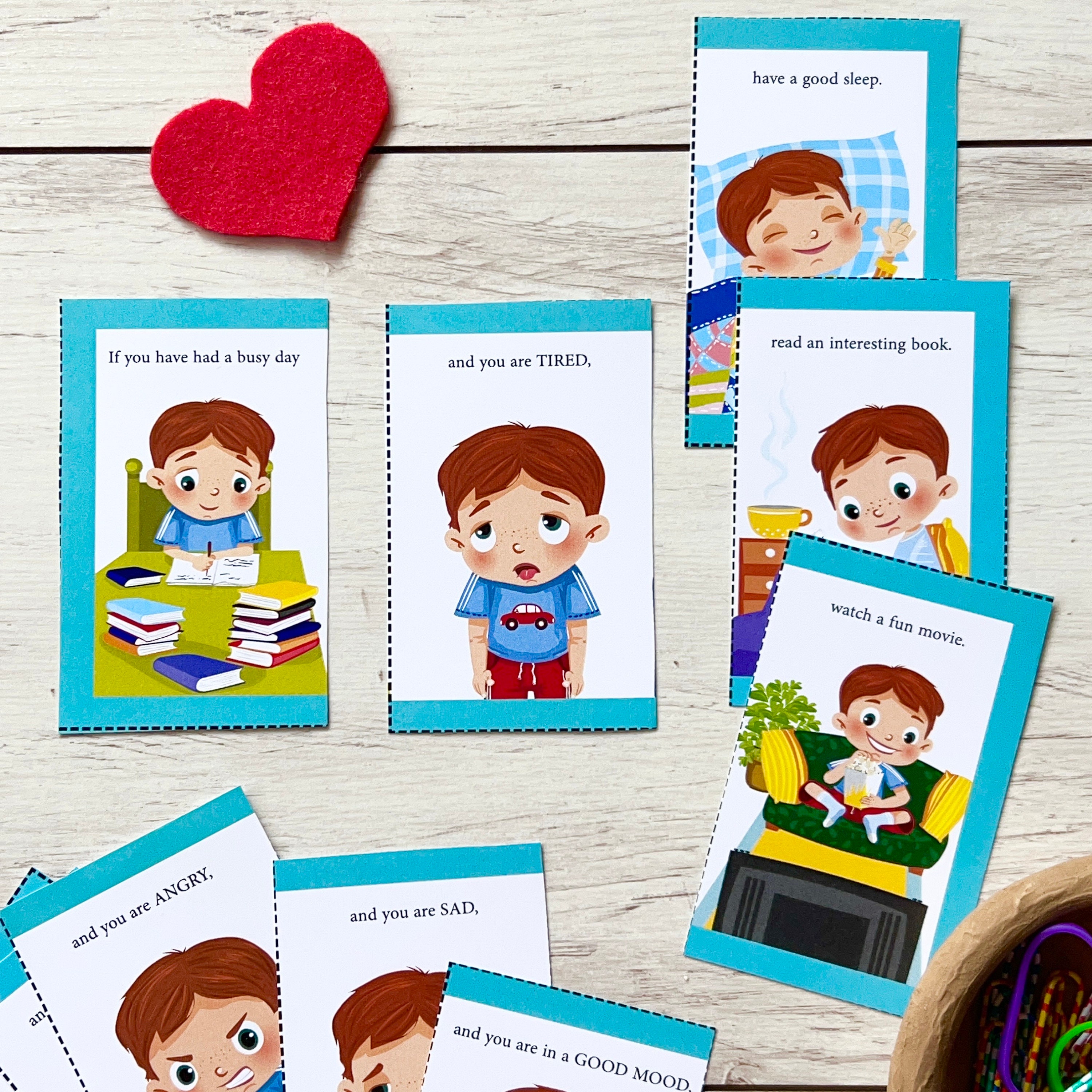 Flash Cards With Coping Skills - Emotional Intelligence - Mental Health ...