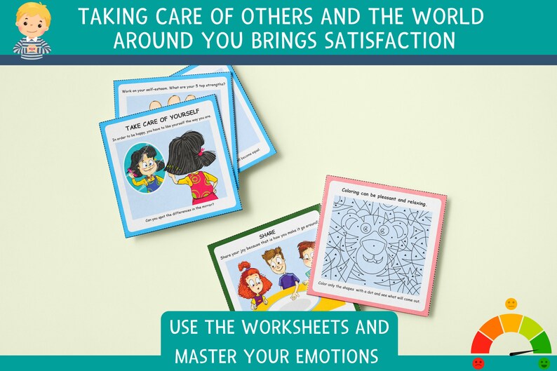 Be Happy Coping Skills, Empathy, Emotional Intelligence Learning Bundle ...