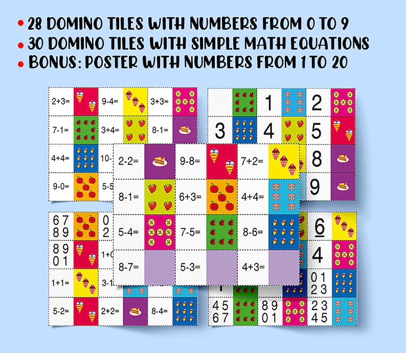 Preschool Curriculum Printable, Learn the Numbers, Educational and Fun ...