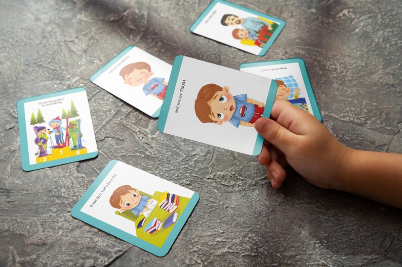 Emotions Bundle Coping Skills Flash Cards Feelings Wheel - Etsy