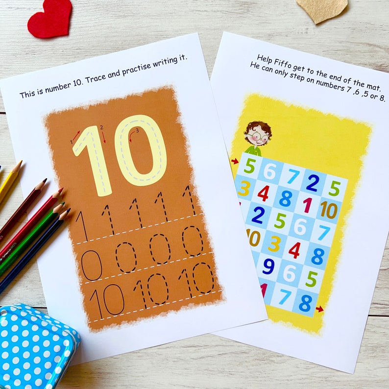 Number Printable Bundle Back to School Numbers an - Etsy
