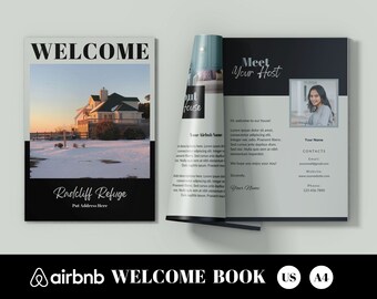 Airbnb Welcome Book Template Pack With Prewritten Text Airbnb - Etsy