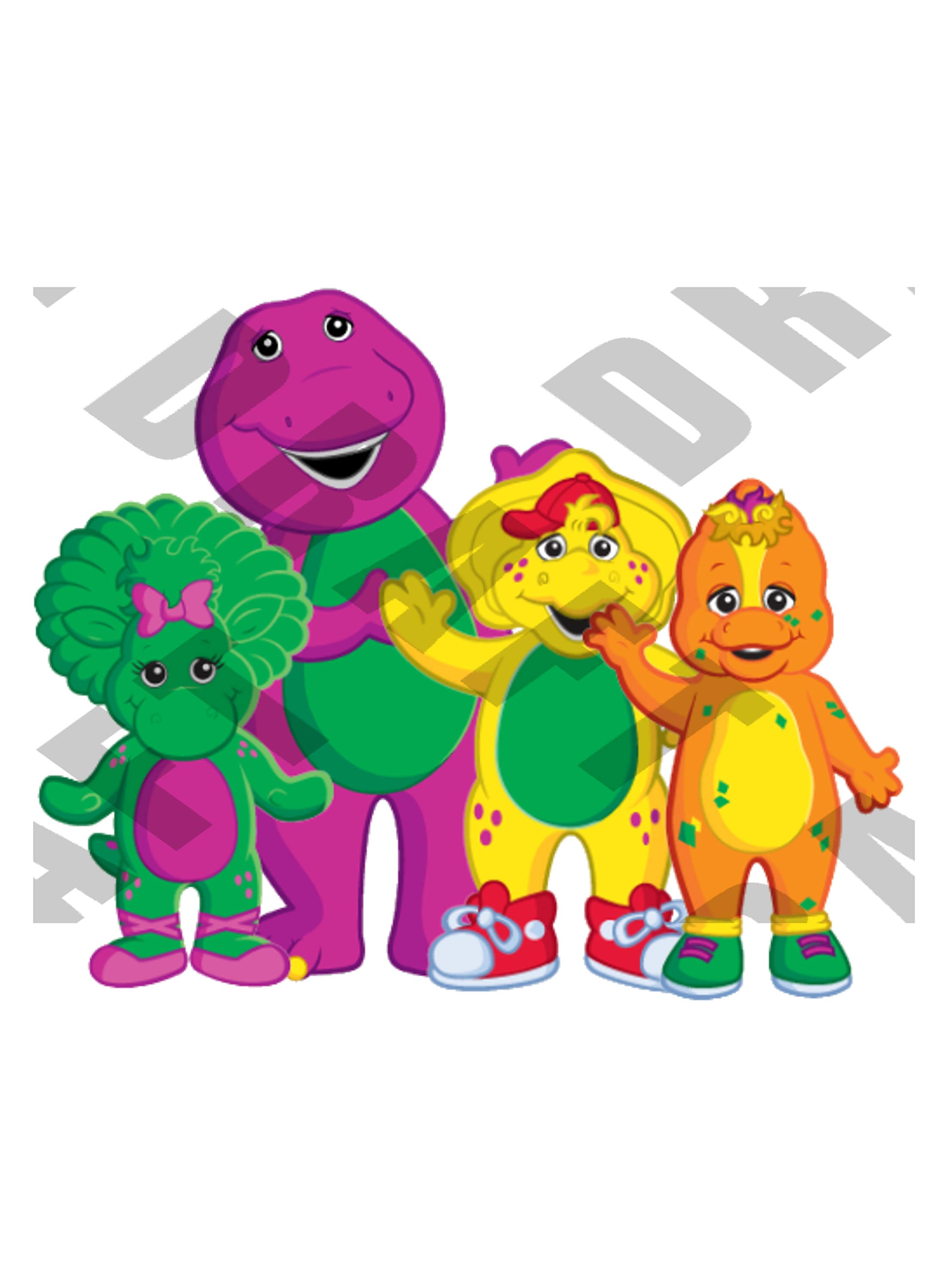 Barney PNG Digital Birthday Printable Design Party Download - Etsy Canada