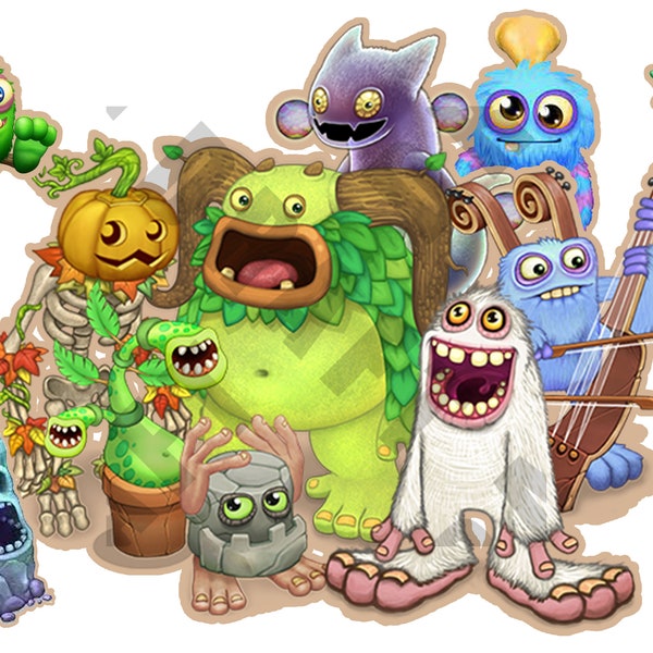 My Singing Monsters Stickers - Etsy