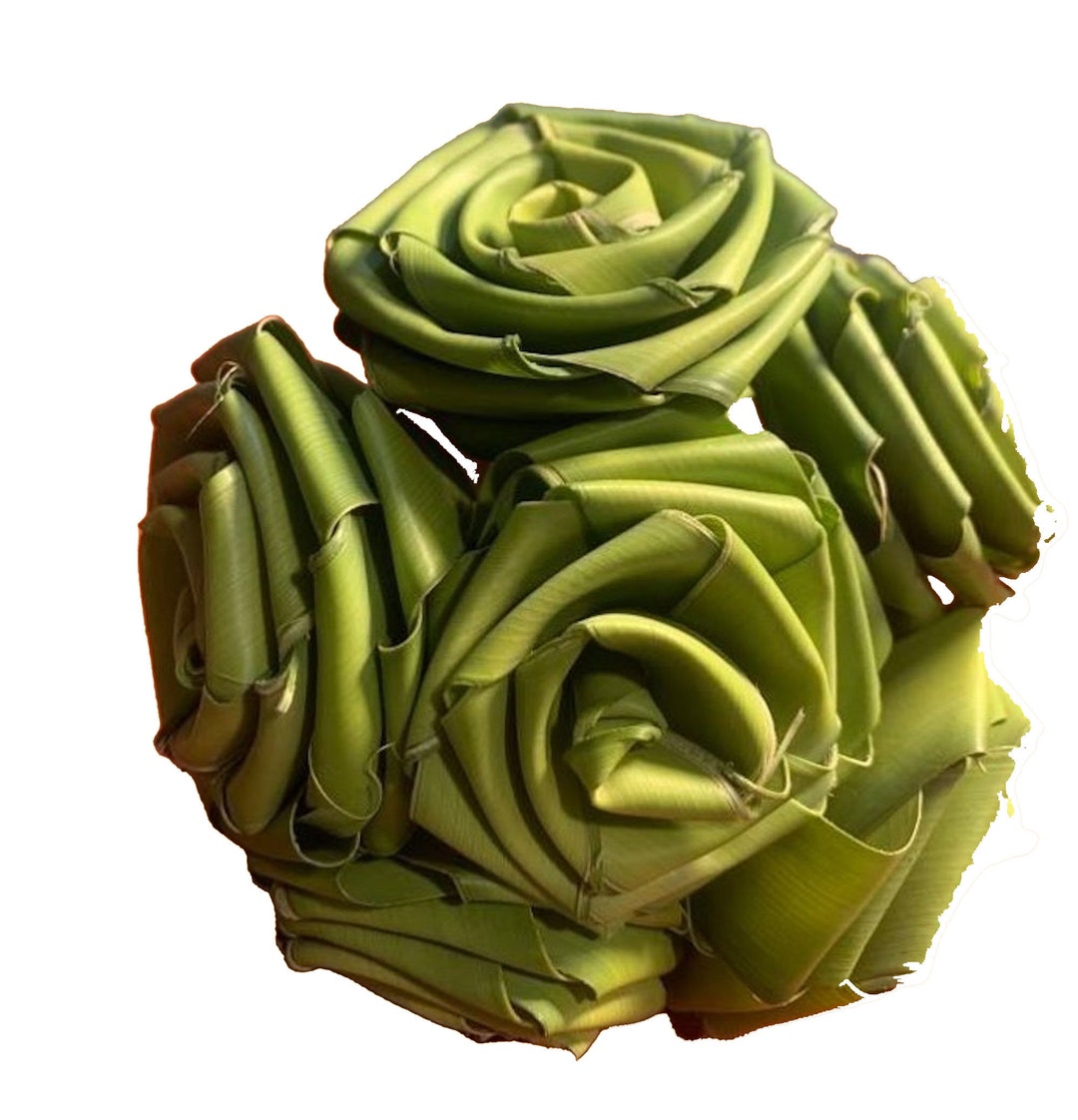 Palmetto Rose Bouquet Gullah Rose Sweetgrass Bouquet Boho - Etsy