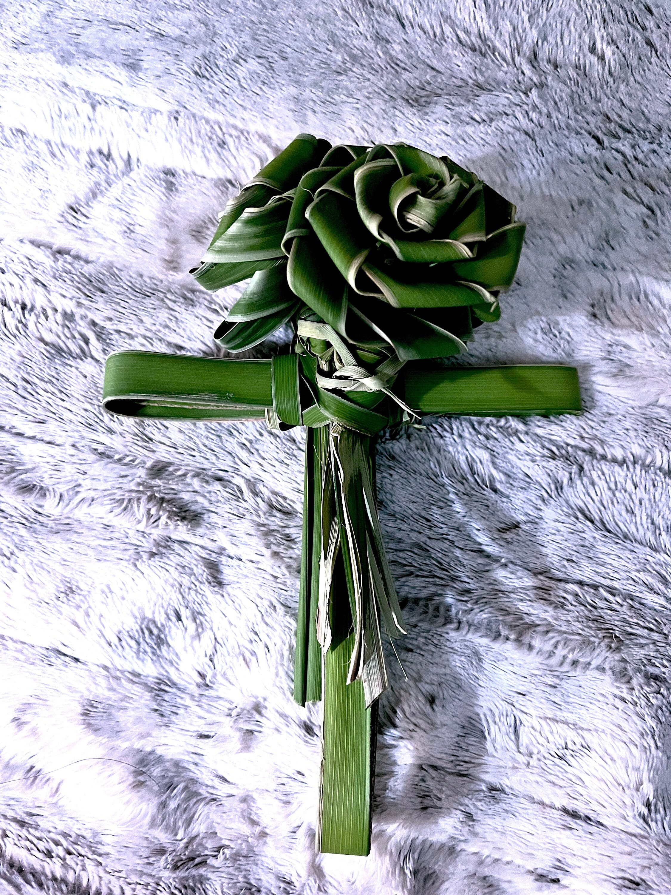 Palm Leaf Blessings Cross Palm Sunday Crosses Easter Plant - Etsy
