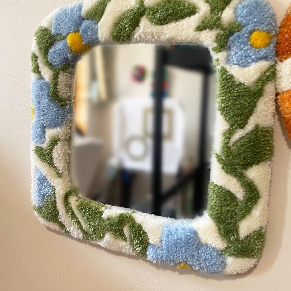 Tufted Mirror - Etsy