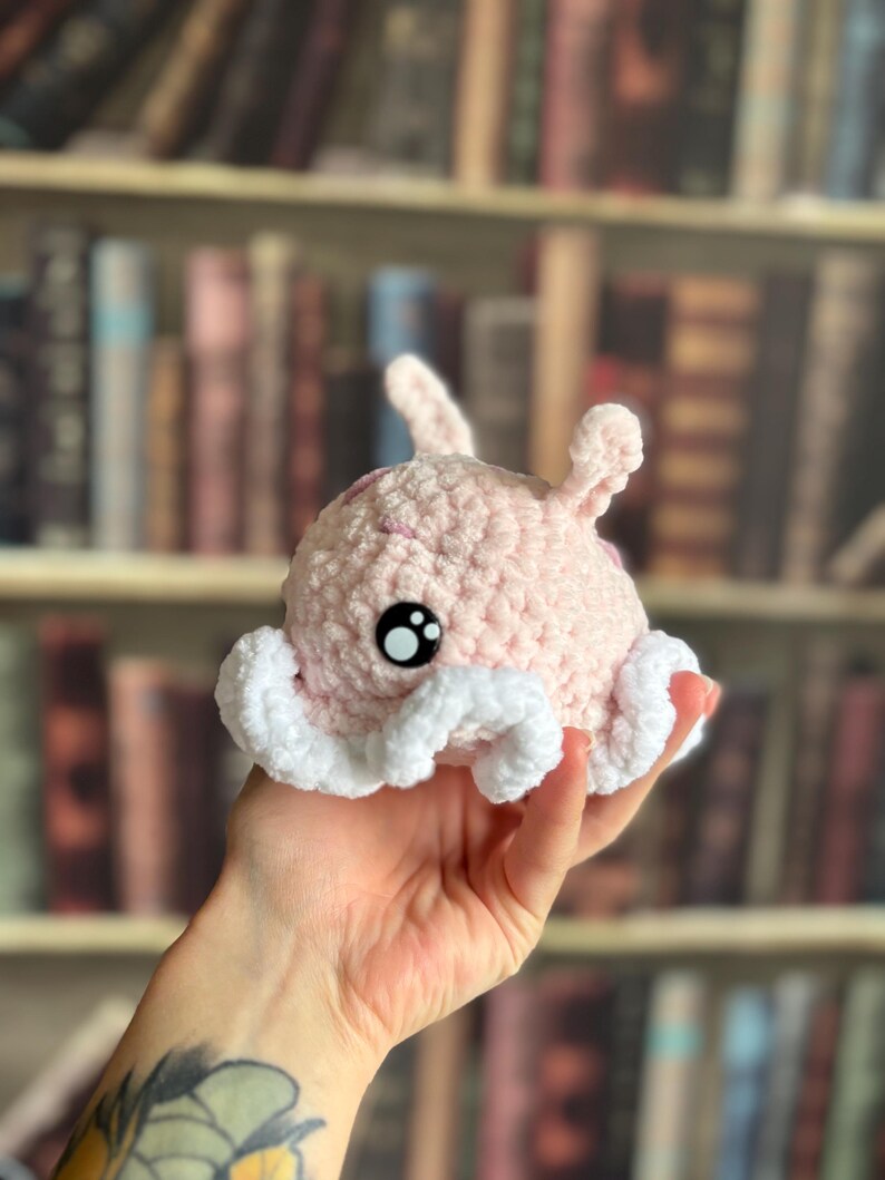 Adorable Crochet Sea Slug Plushie: Cute Handmade Amigurumi Ocean ...