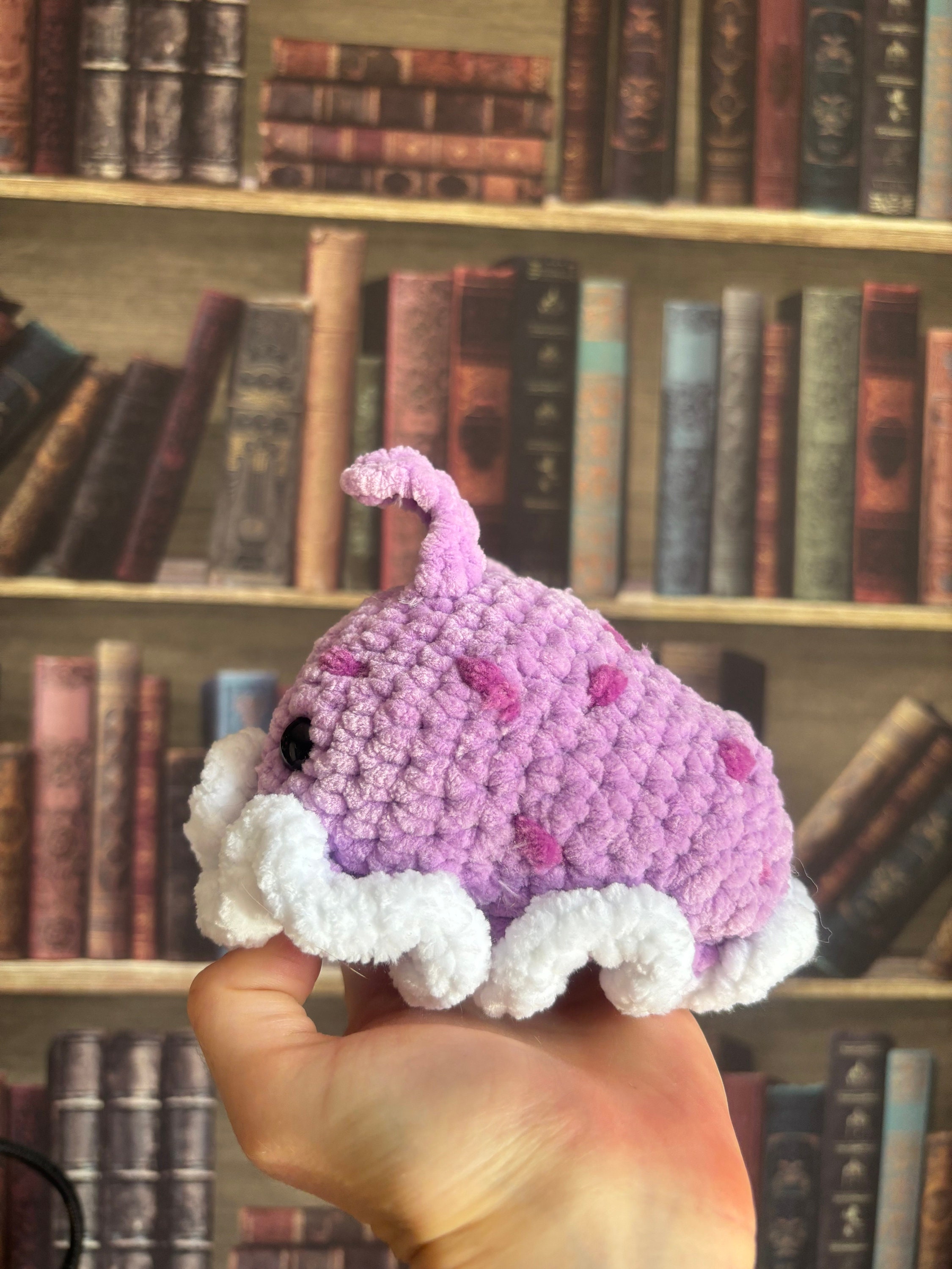 Adorable Crochet Sea Slug Plushie: Cute Handmade Amigurumi Ocean ...