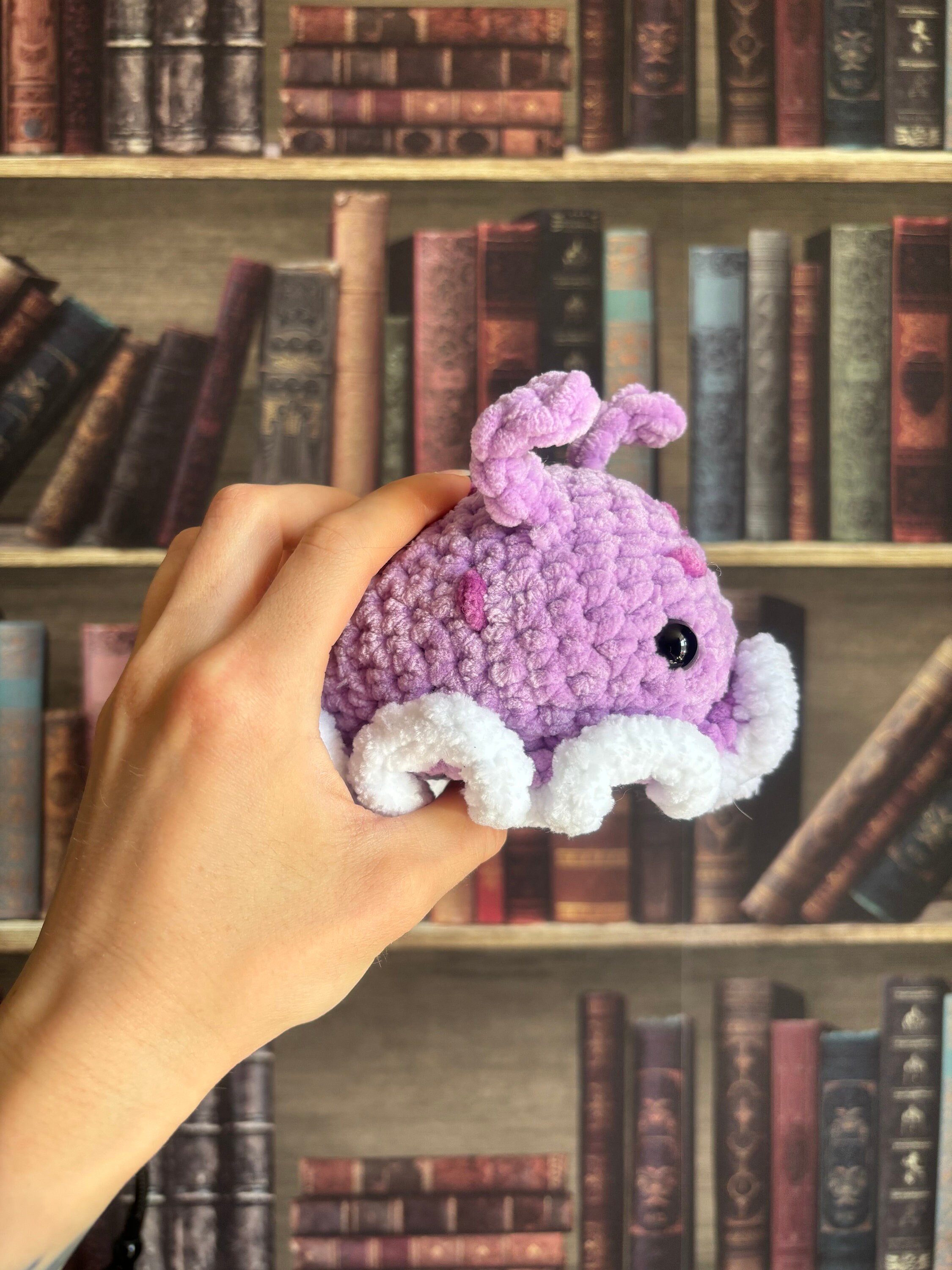 Adorable Crochet Sea Slug Plushie: Cute Handmade Amigurumi Ocean ...