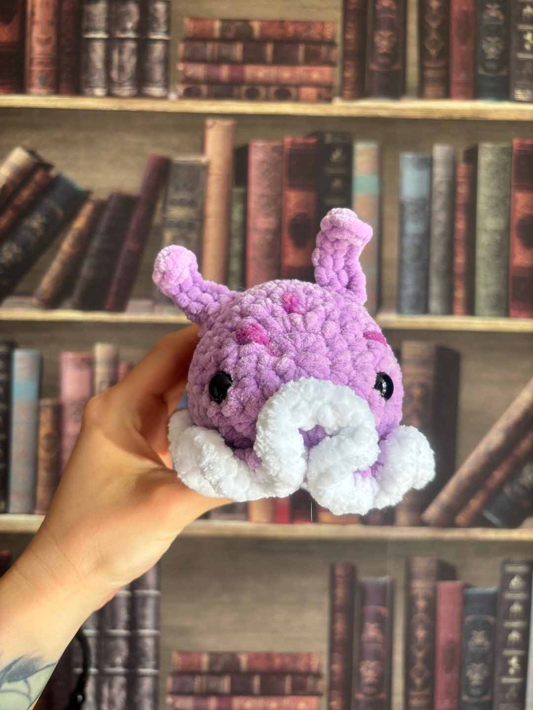 Adorable Crochet Sea Slug Plushie: Cute Handmade Amigurumi Ocean ...