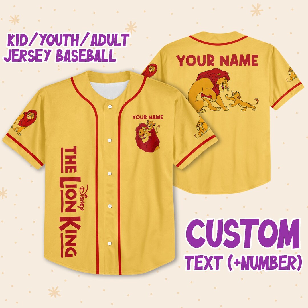 Personalize the Lion King Mufasa Simba Dad and Son Happy - Etsy