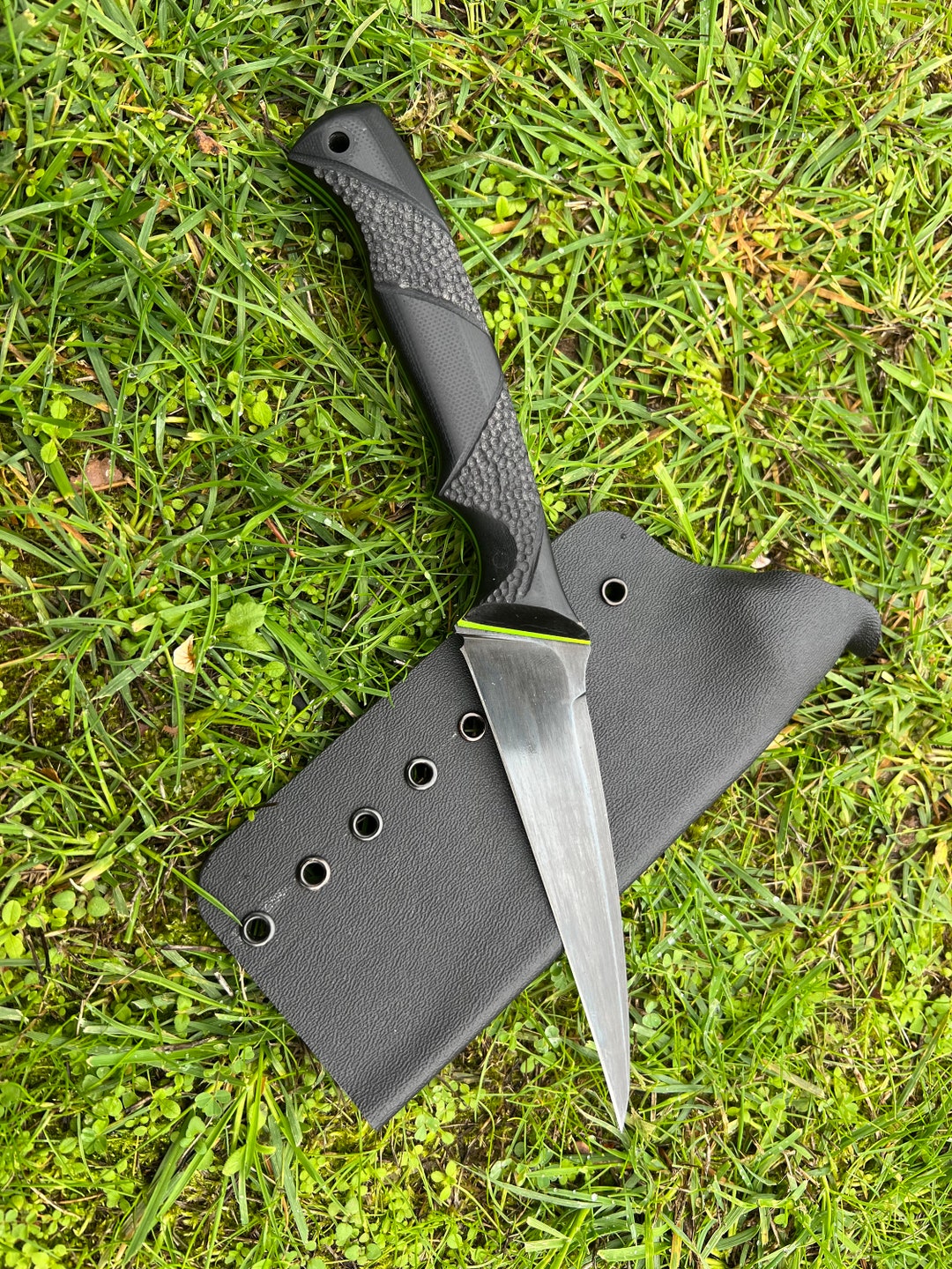 Custom Hand Made Recurve Knife, 80CRV2, 4 3/4 Blade, G10 Handle - Etsy