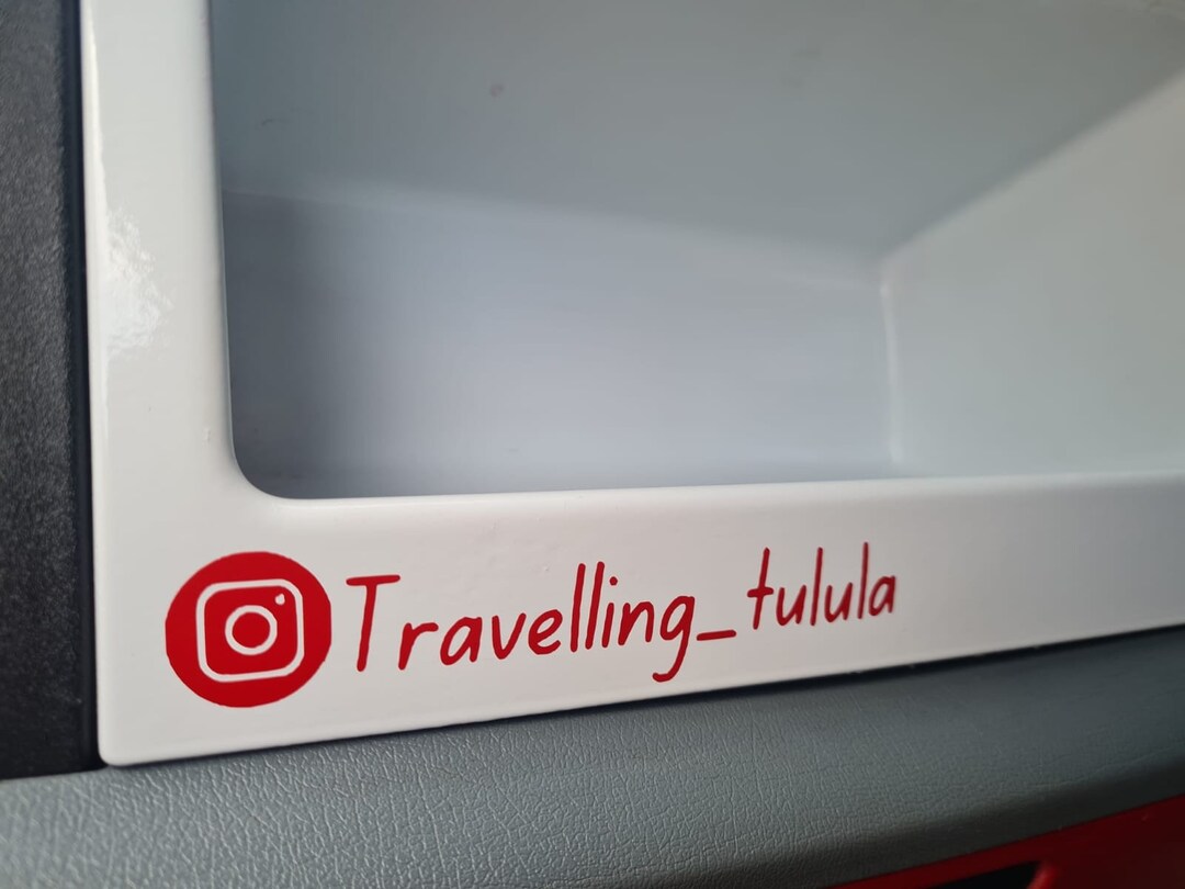 Social Media Name Tag Vinyl Sticker Instagram Facebook Etsy Youtube ...