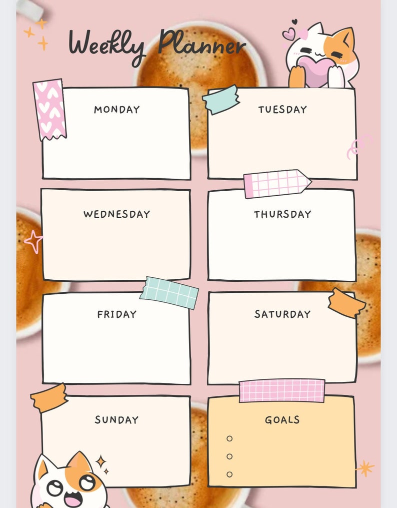 2023 Printable Weekly Landscape, Minimalist Monthly Calendar 2023 ...