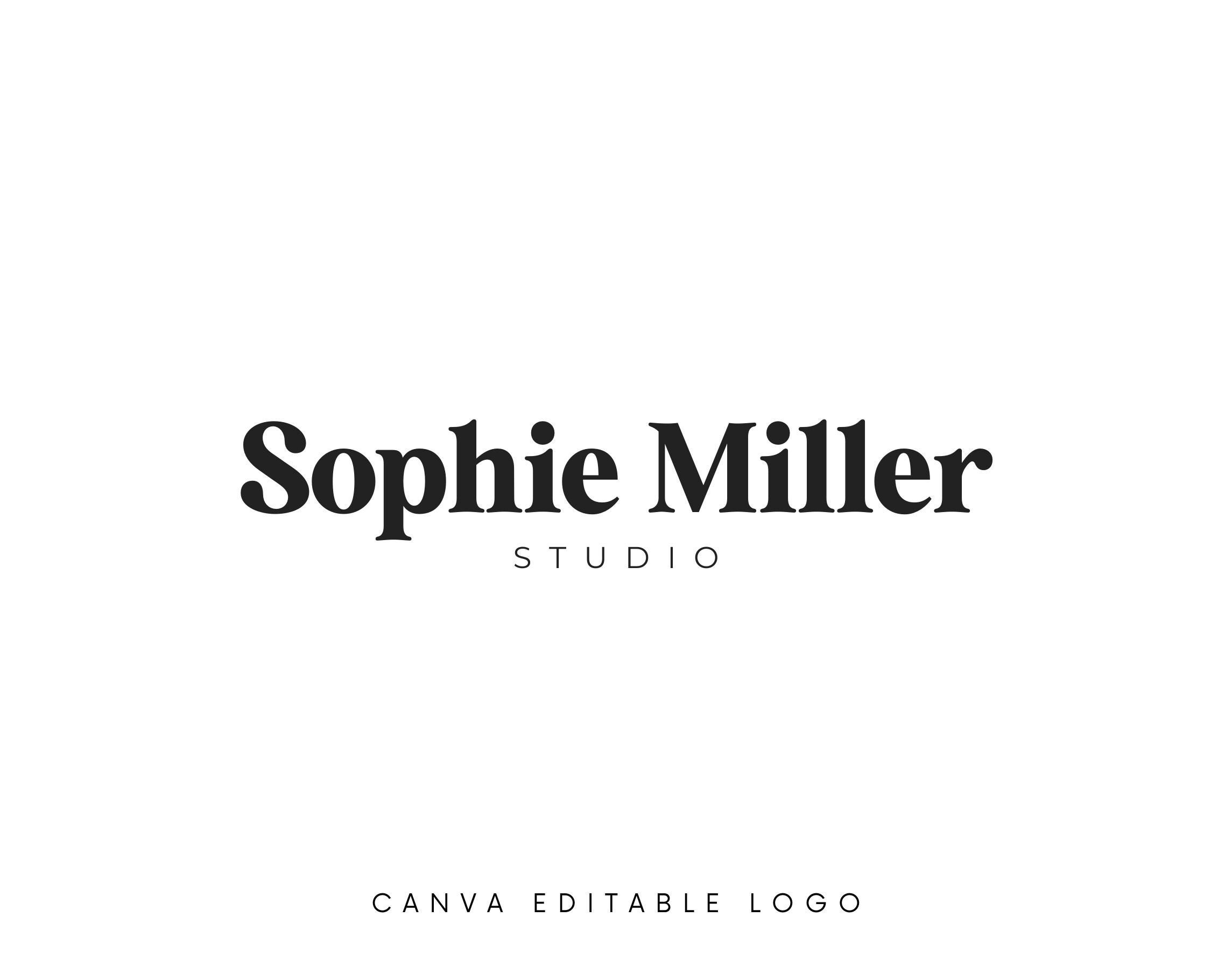 Canva Logo Template, Signature Logo, Editable Template, DIY Logo, Canva ...