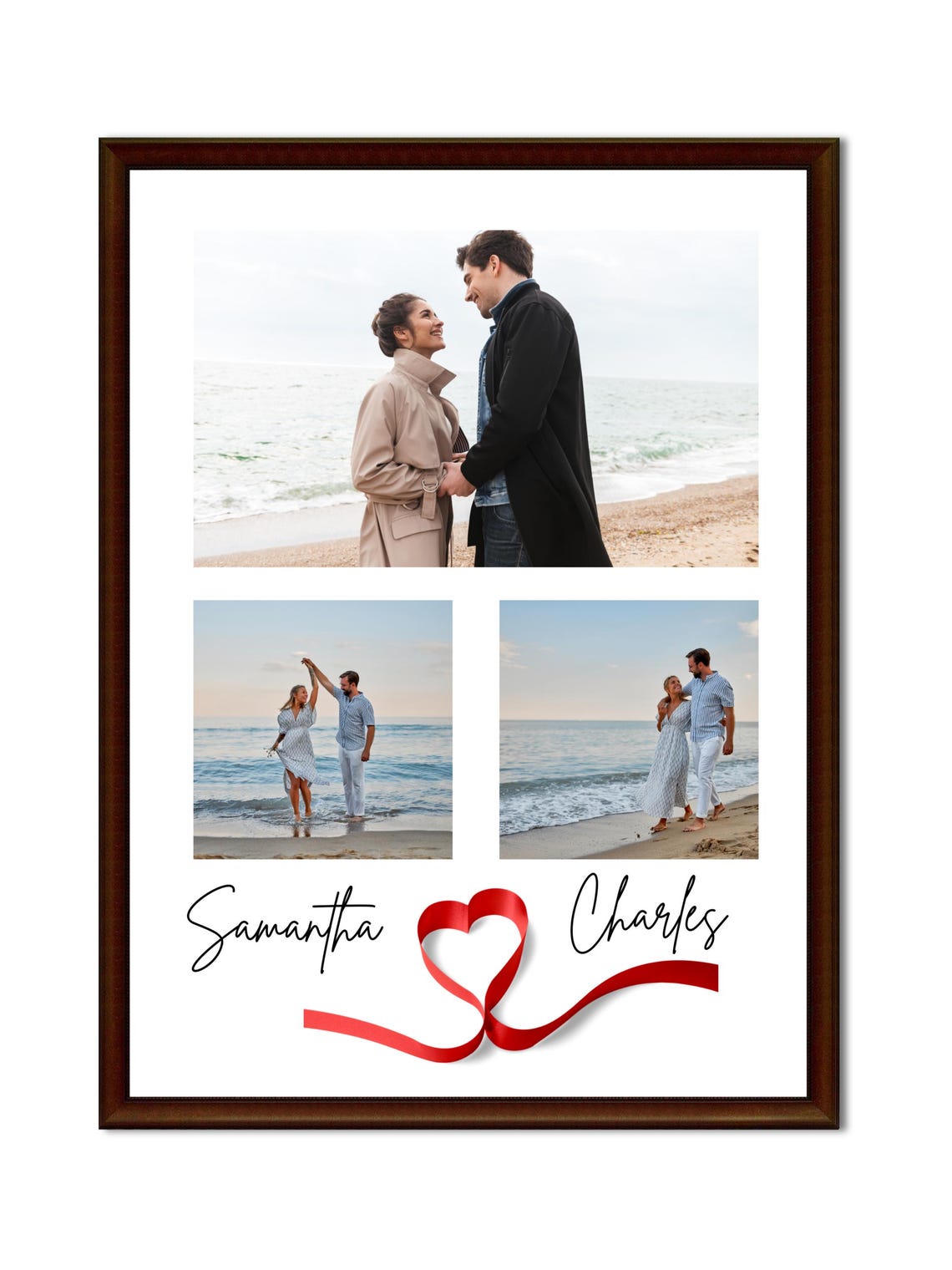 Couple Photo Collage Template, Photo Collage Gift, Custom Photo Collage ...