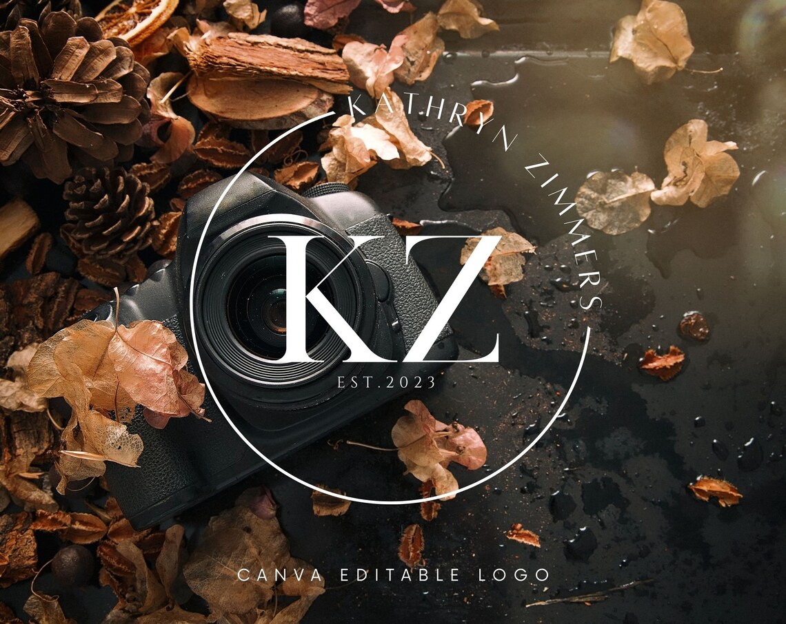 Canva Logo Template, Signature Logo, Editable Template, DIY Logo, Canva ...