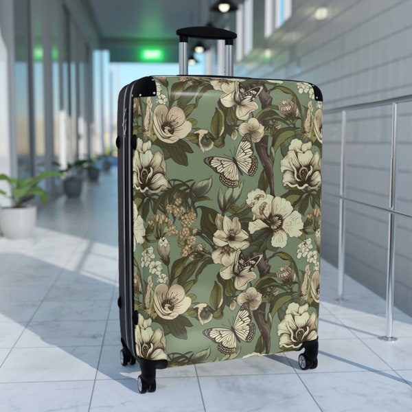 Floral Suitcase - Etsy