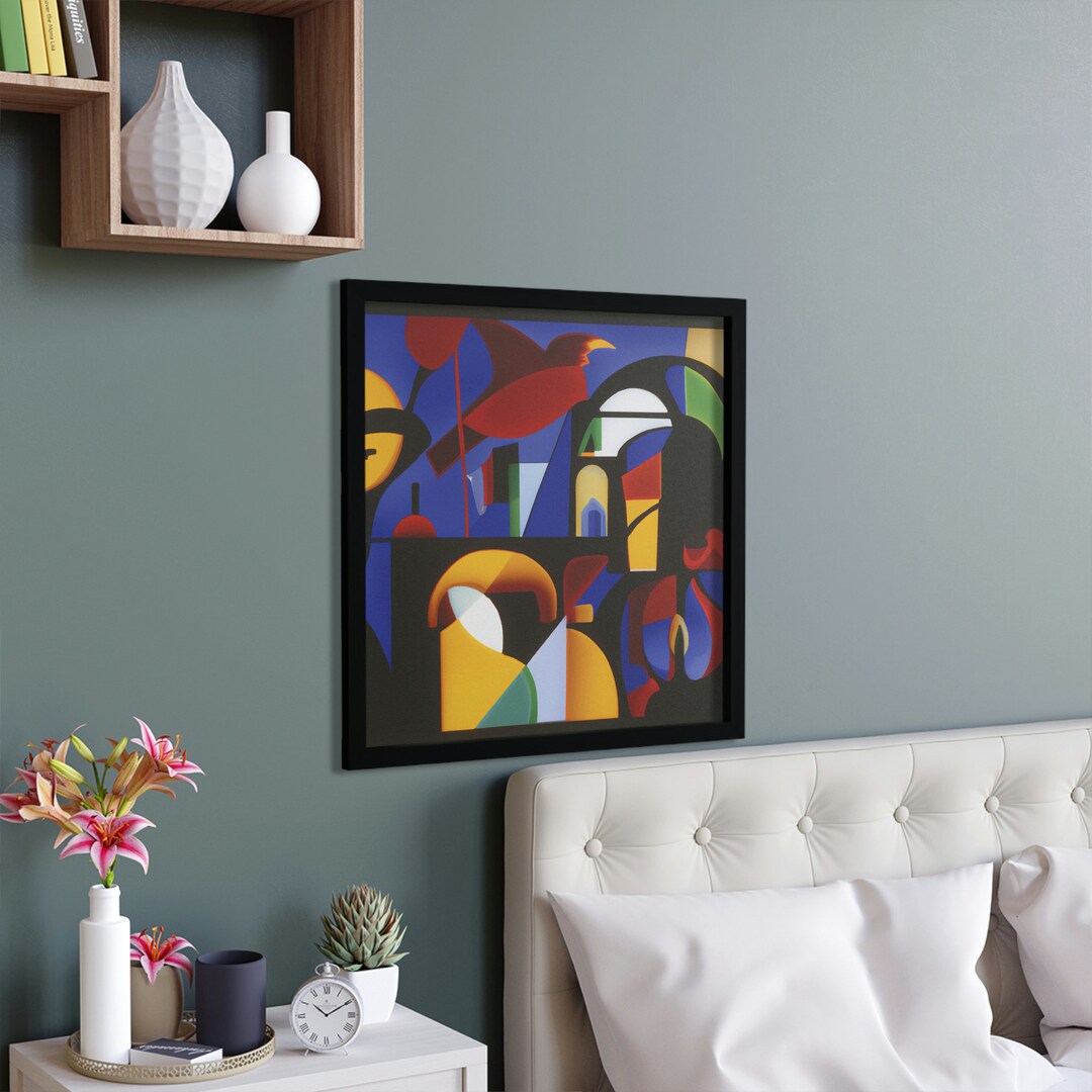 Kandinsky Style Table - Etsy