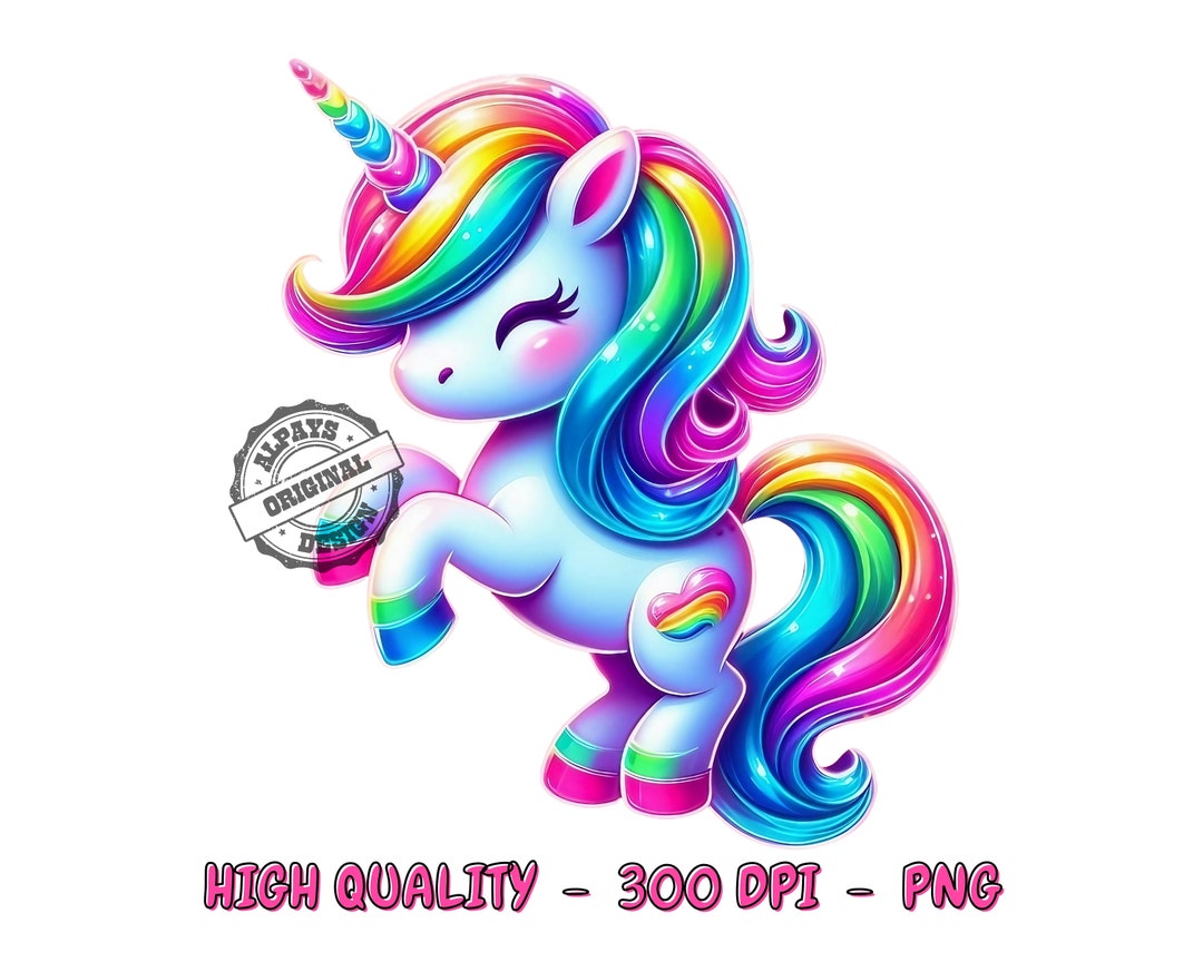 Cute Unicorn Png for Sublimation, Shirt Png for Kid, Sublimation Png ...